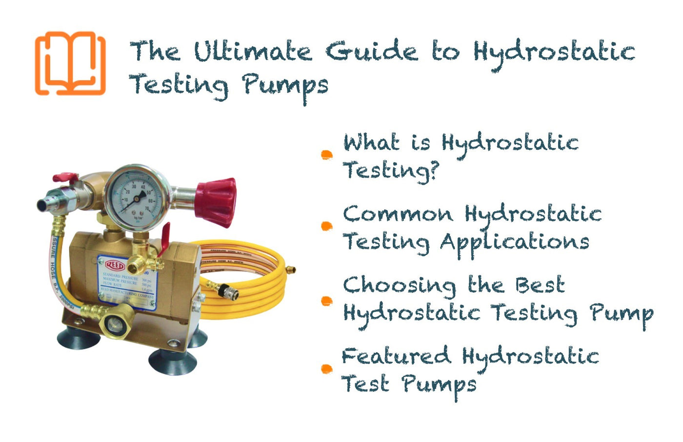 REED Electric Hydrostatic Test Pump | 500 PSI EHTP500C