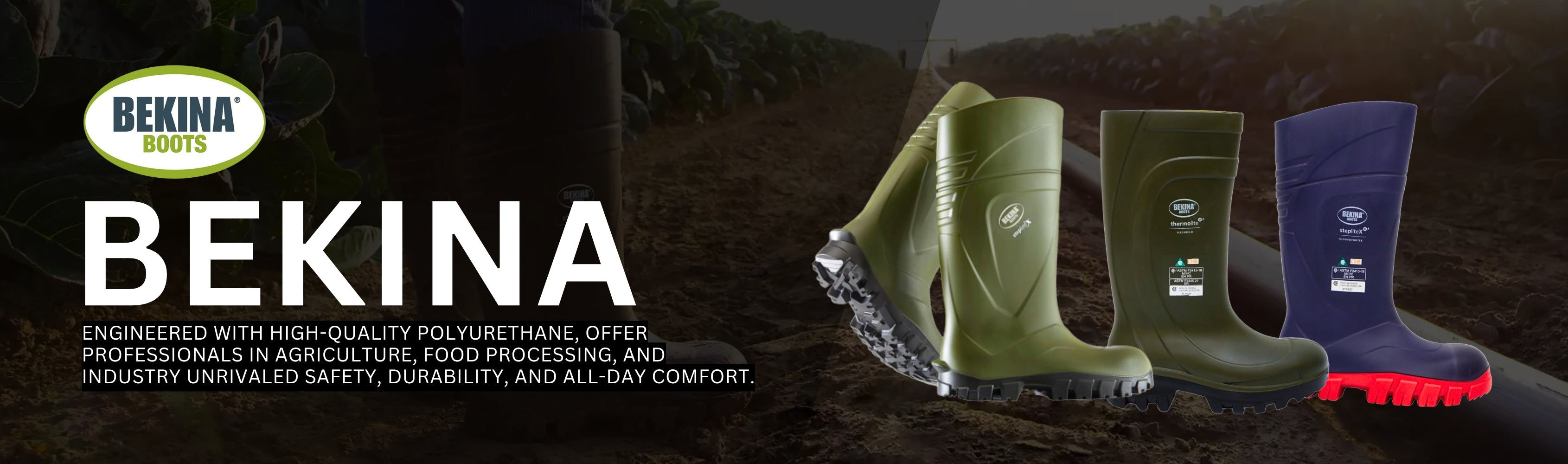 Bekina Boots | Durable Work & Safety Footwear