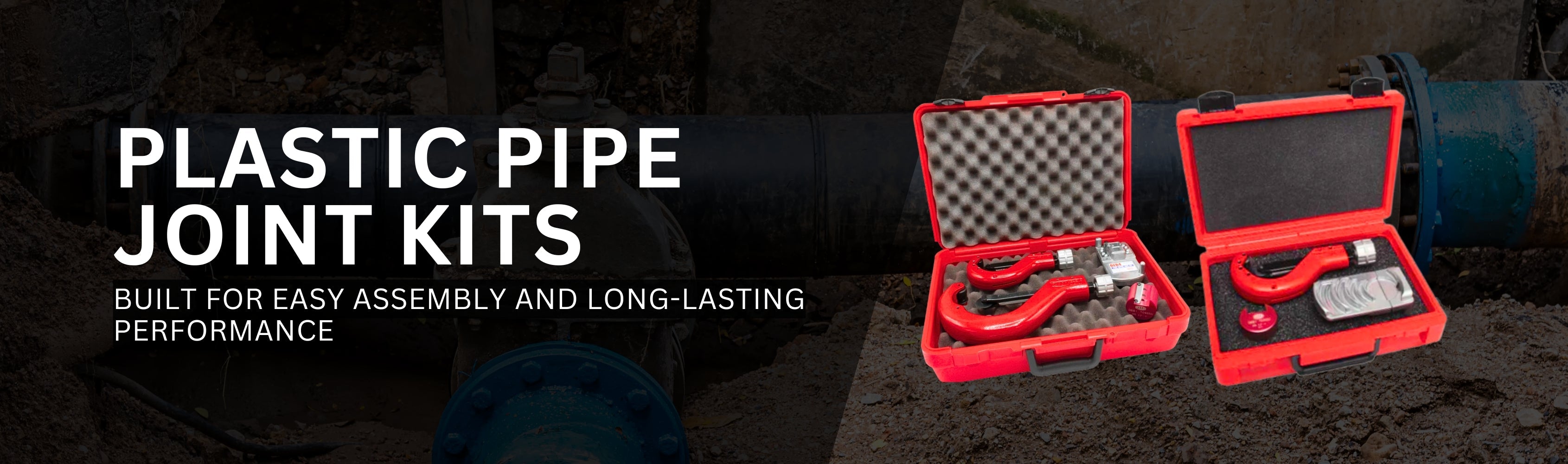 Plastic Pipe Joint Kits | PVC & Poly Pipe Accessories