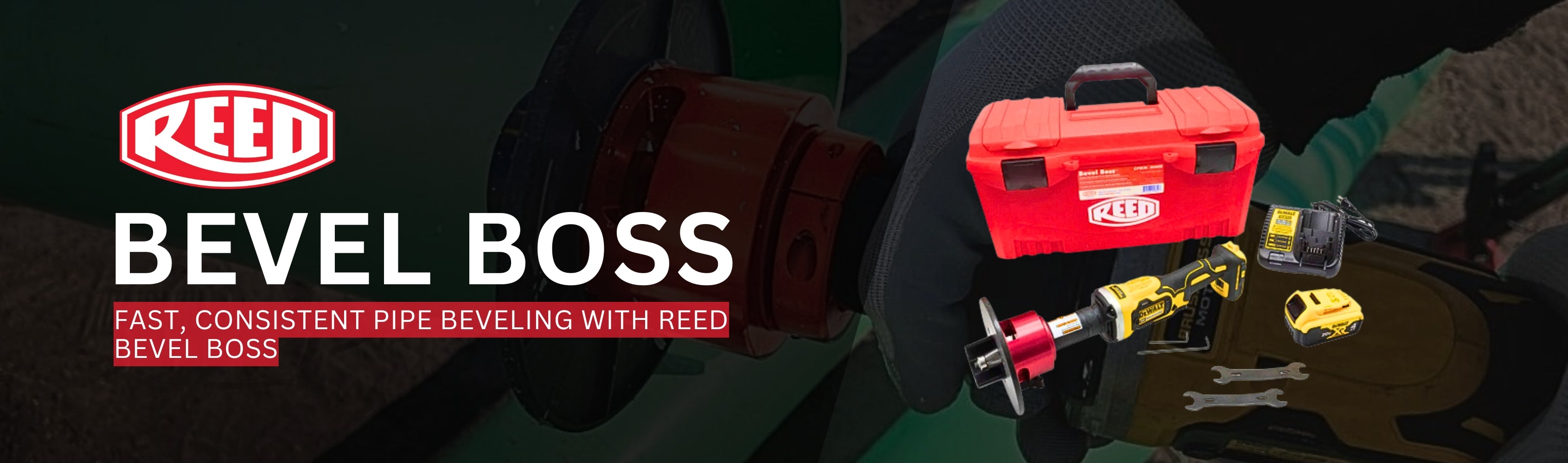 Pipe Beveling Tools | REED Bevel Boss Systems