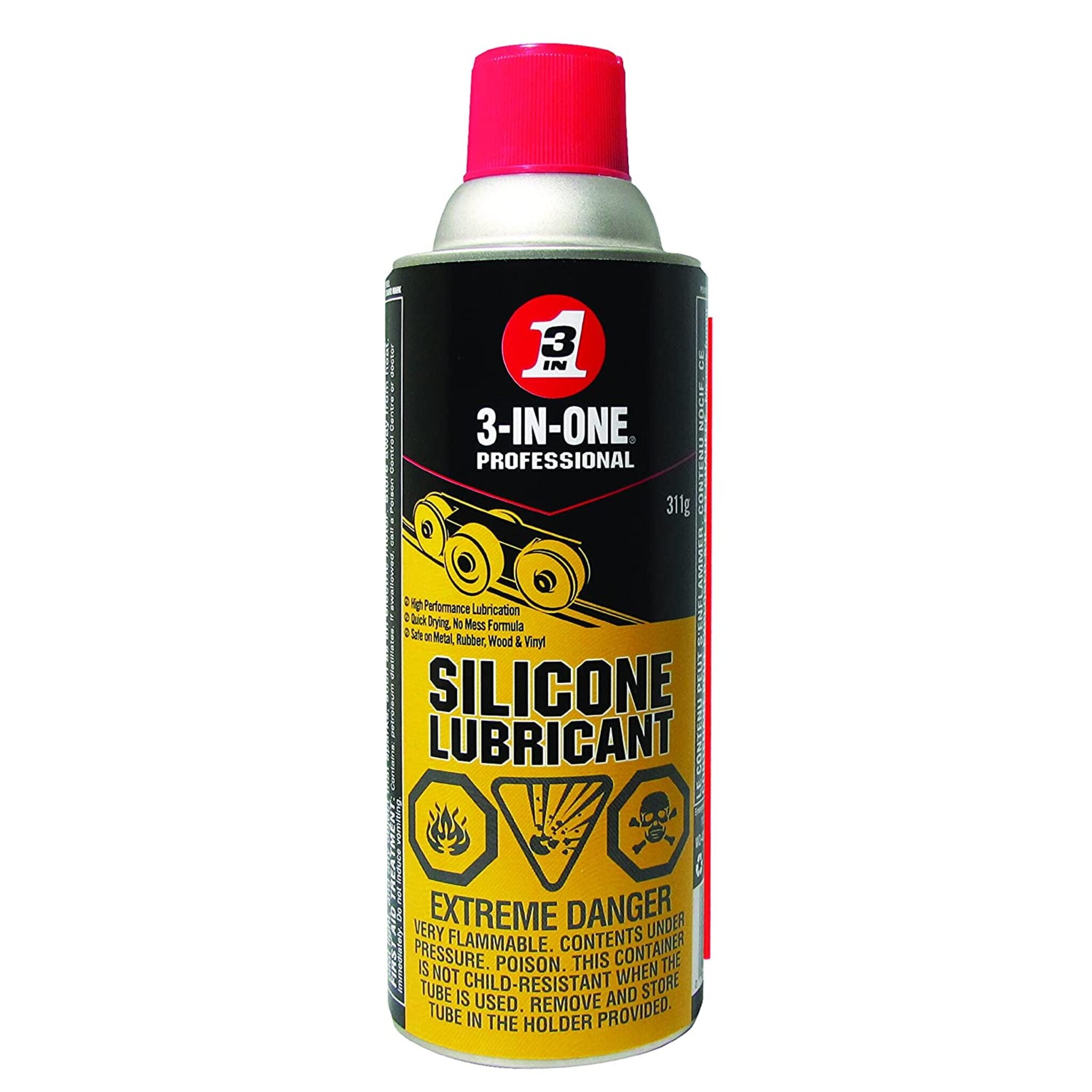 3-IN-ONE Professional High-Performance Silicone Lubricant Spray - 311g