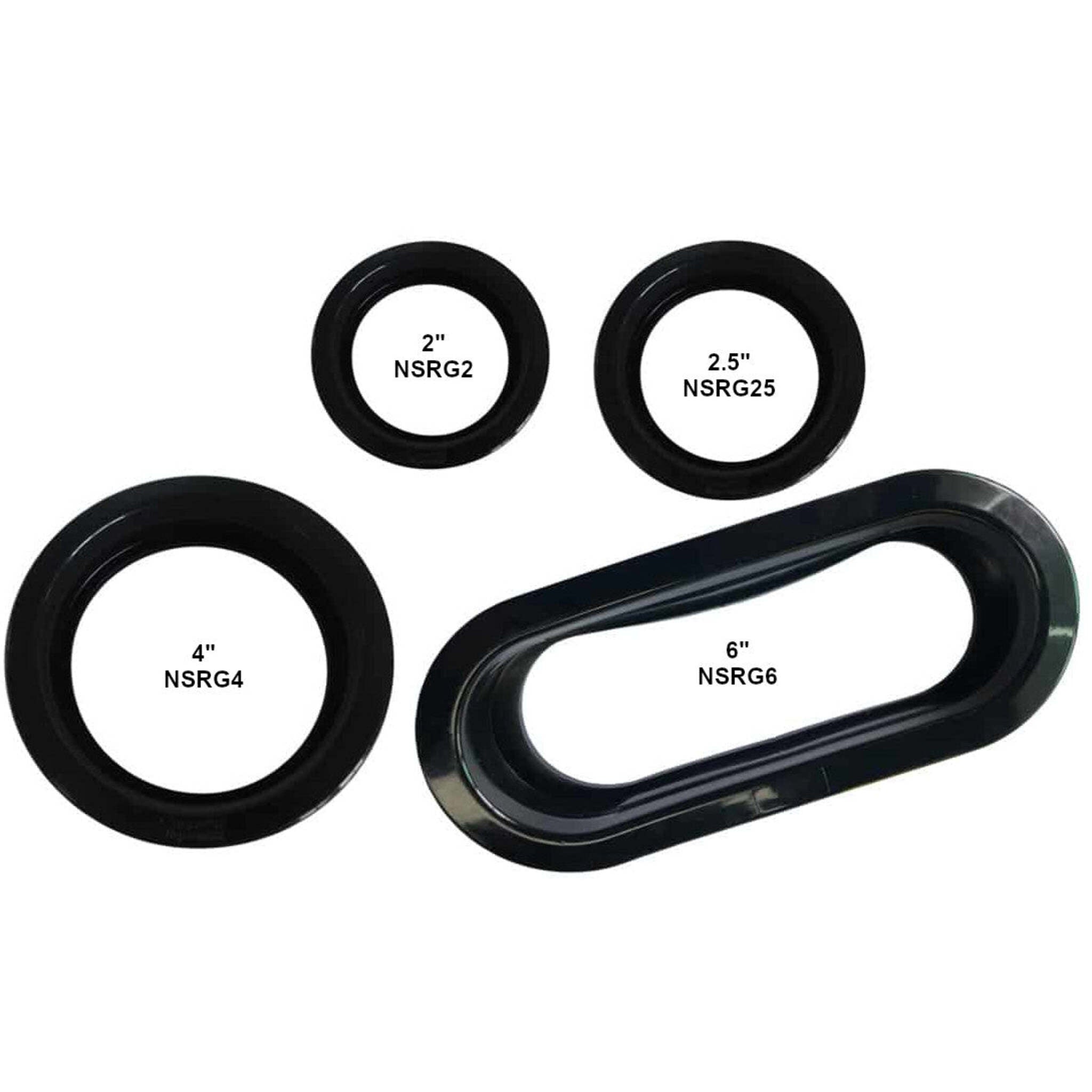 NightRider Rubber Grommets for Marker & Tail Lights - Heavy-Duty, Secu