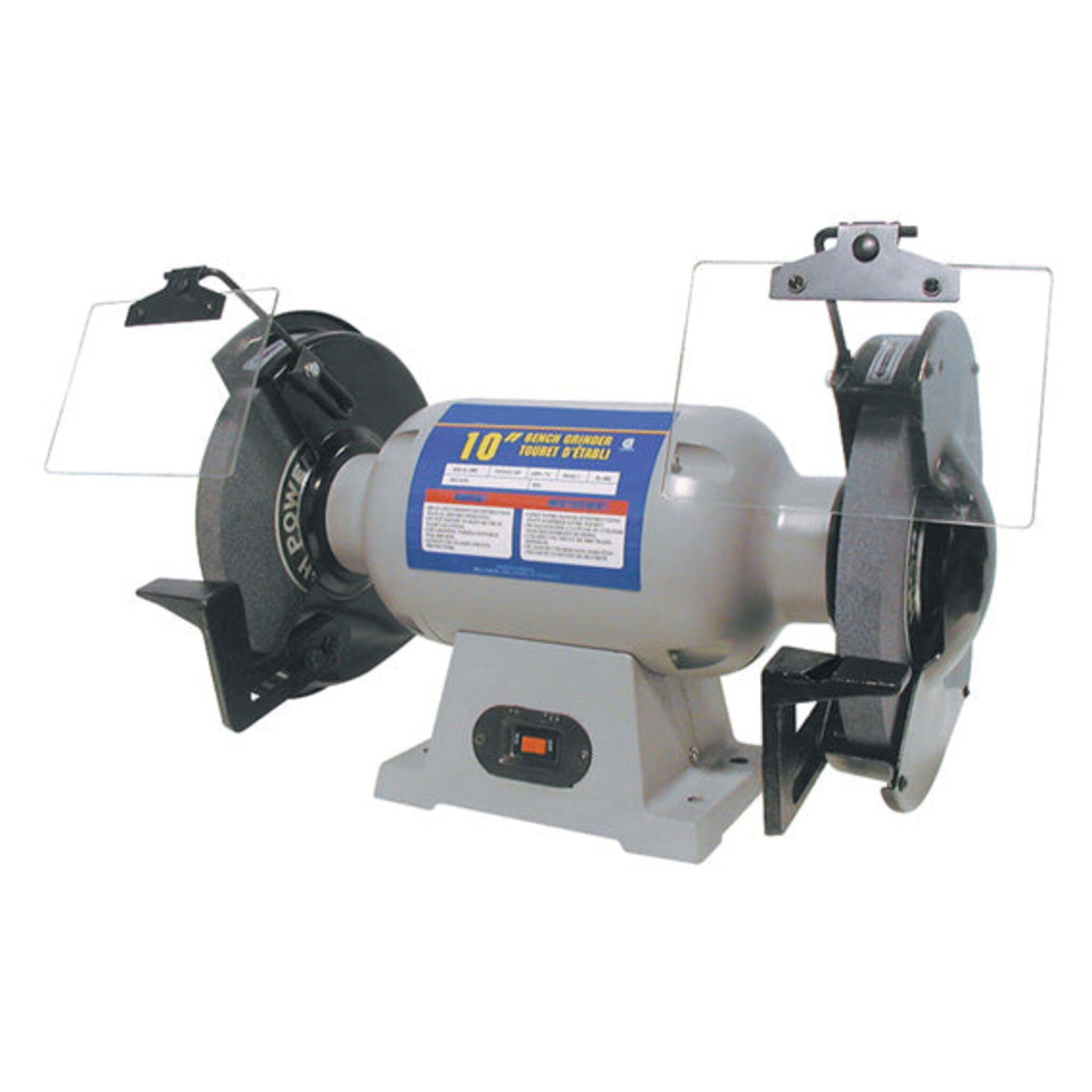 Canbuilt 10″ Standard Duty Bench Grinder - Direct Drive Motor, Adjust ...