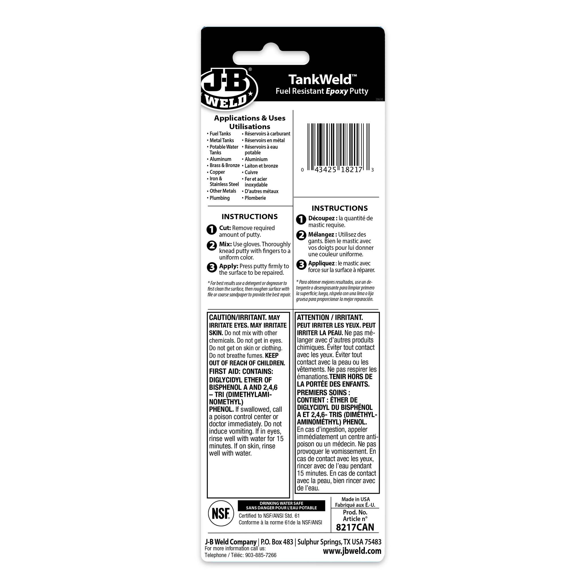 Jb Weld Seal Cracked Toilet Tank JB Weld TankWeld Epoxy Putty OZ: Steel ...