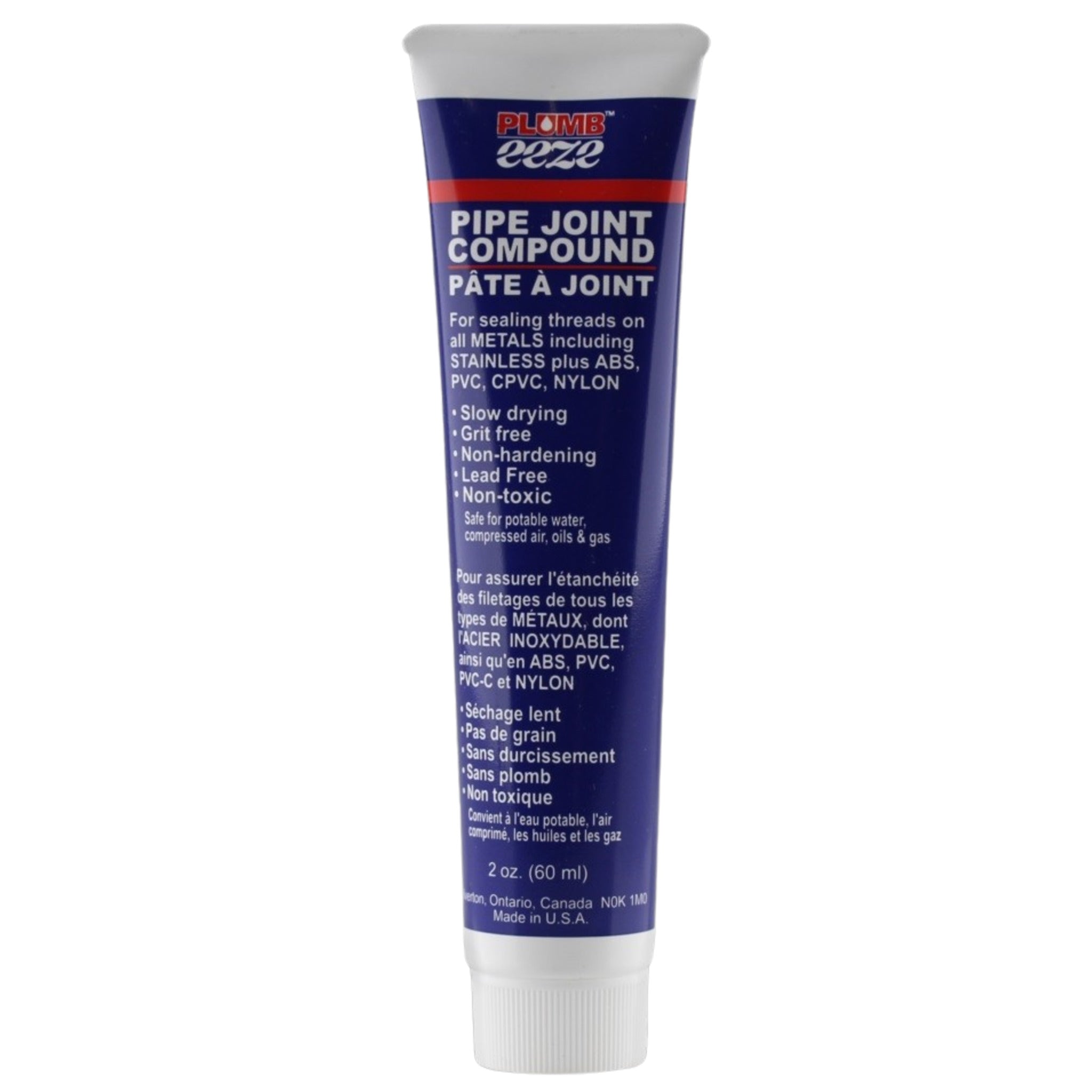 NSF61 Pipe Joint Compound – Slow-Dry, Non-Settling, Lead-Free Sealant