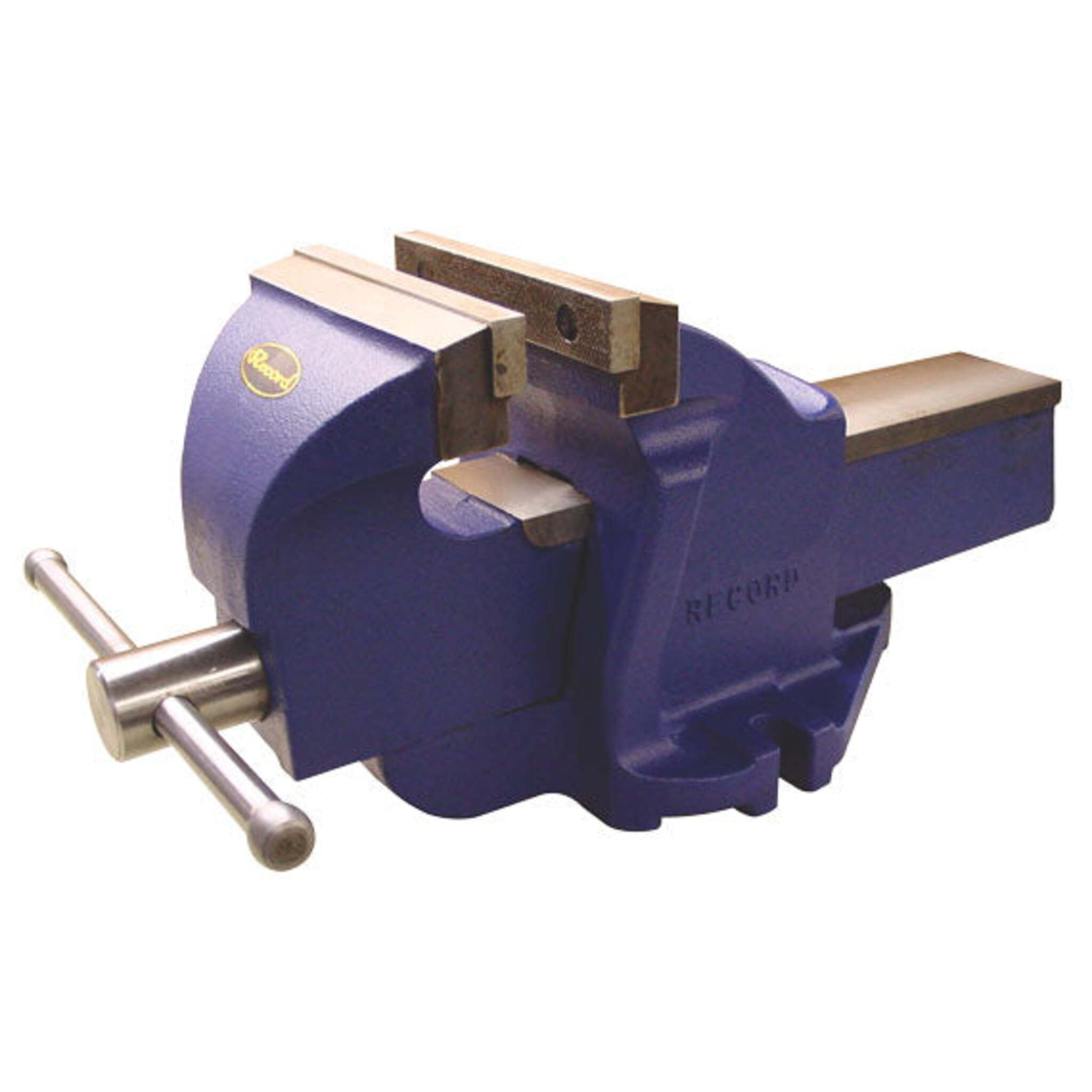Record Heavy-Duty 8″ Fixed Mechanic’s Vise - 9” Full Opening Jaw, 85lb