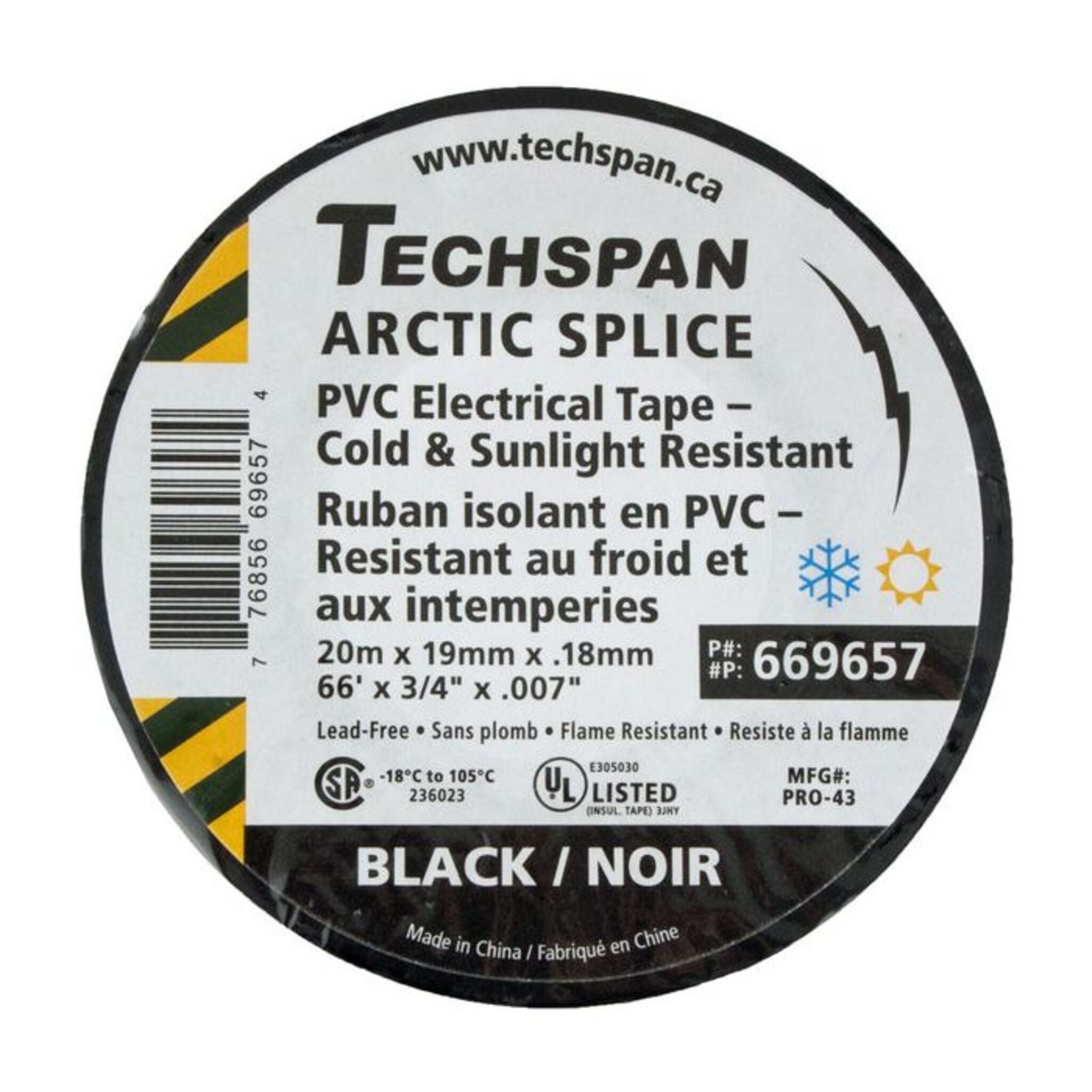 Techspan Arctic Splice Cold Weather CSA Electrical Tape