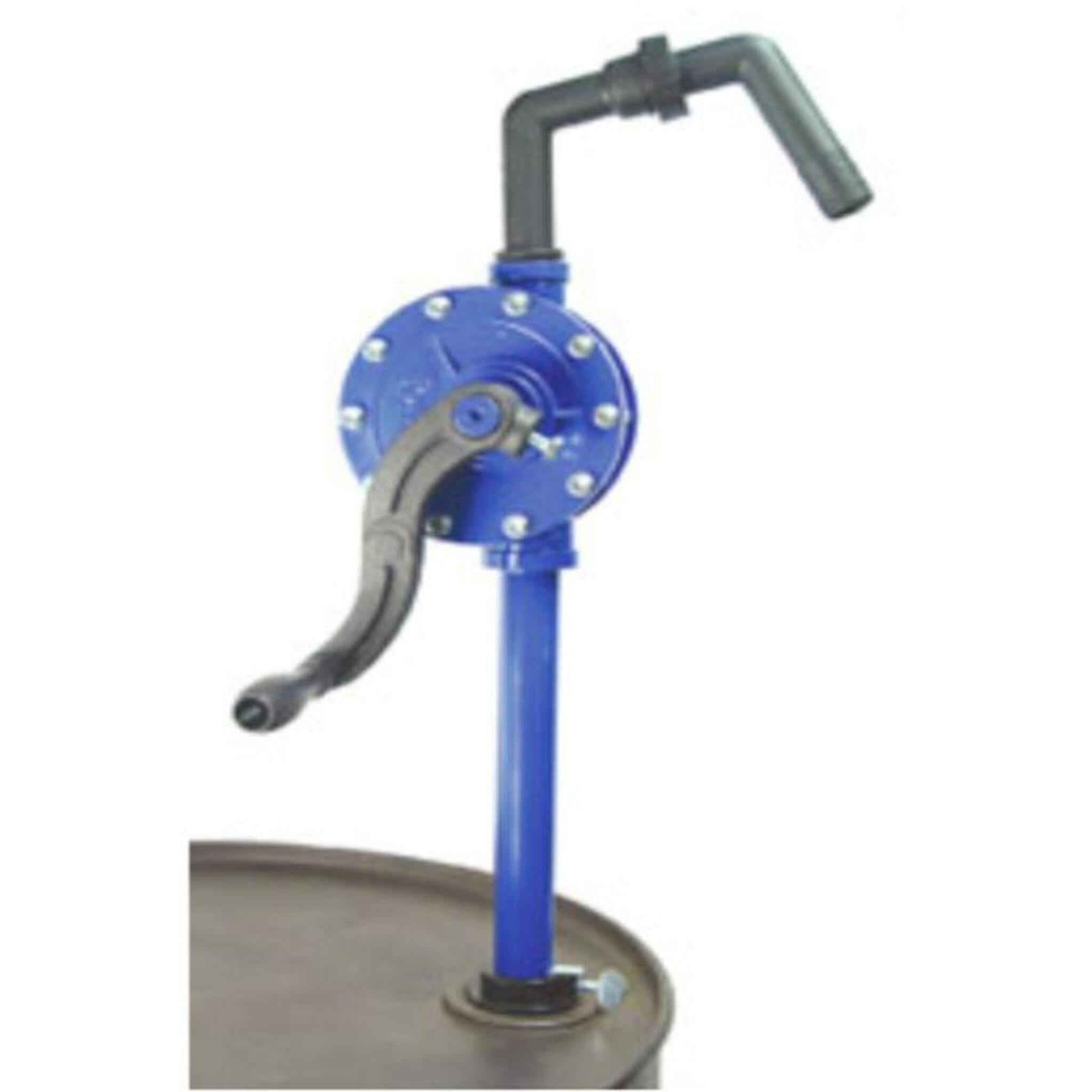 Rotary Sodium Hypochlorite/Bleach Drum Pump, HDPE & PTFE, 1 Gallon/16