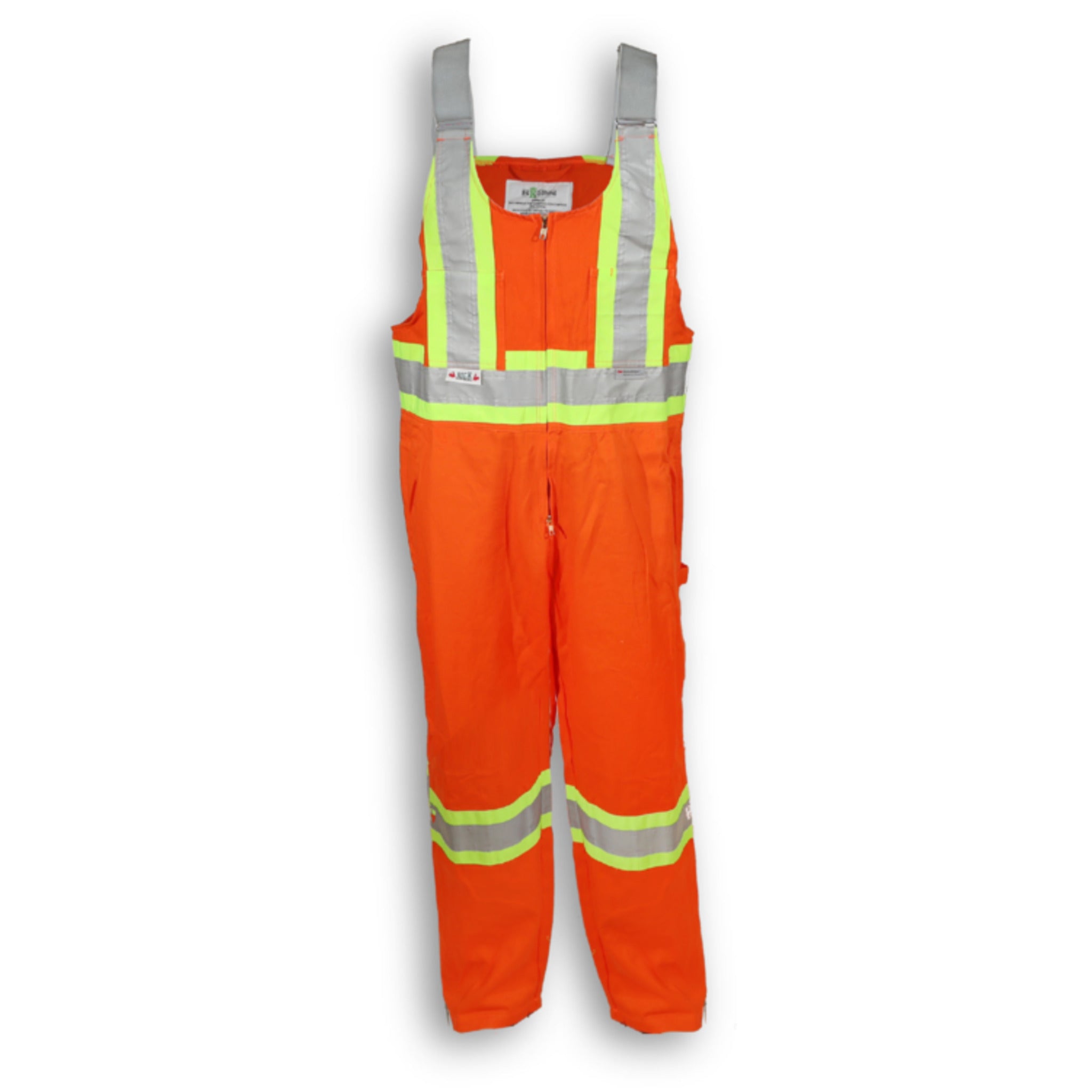 Big K Men's Hi Vis Safety Overalls - 100% Cotton