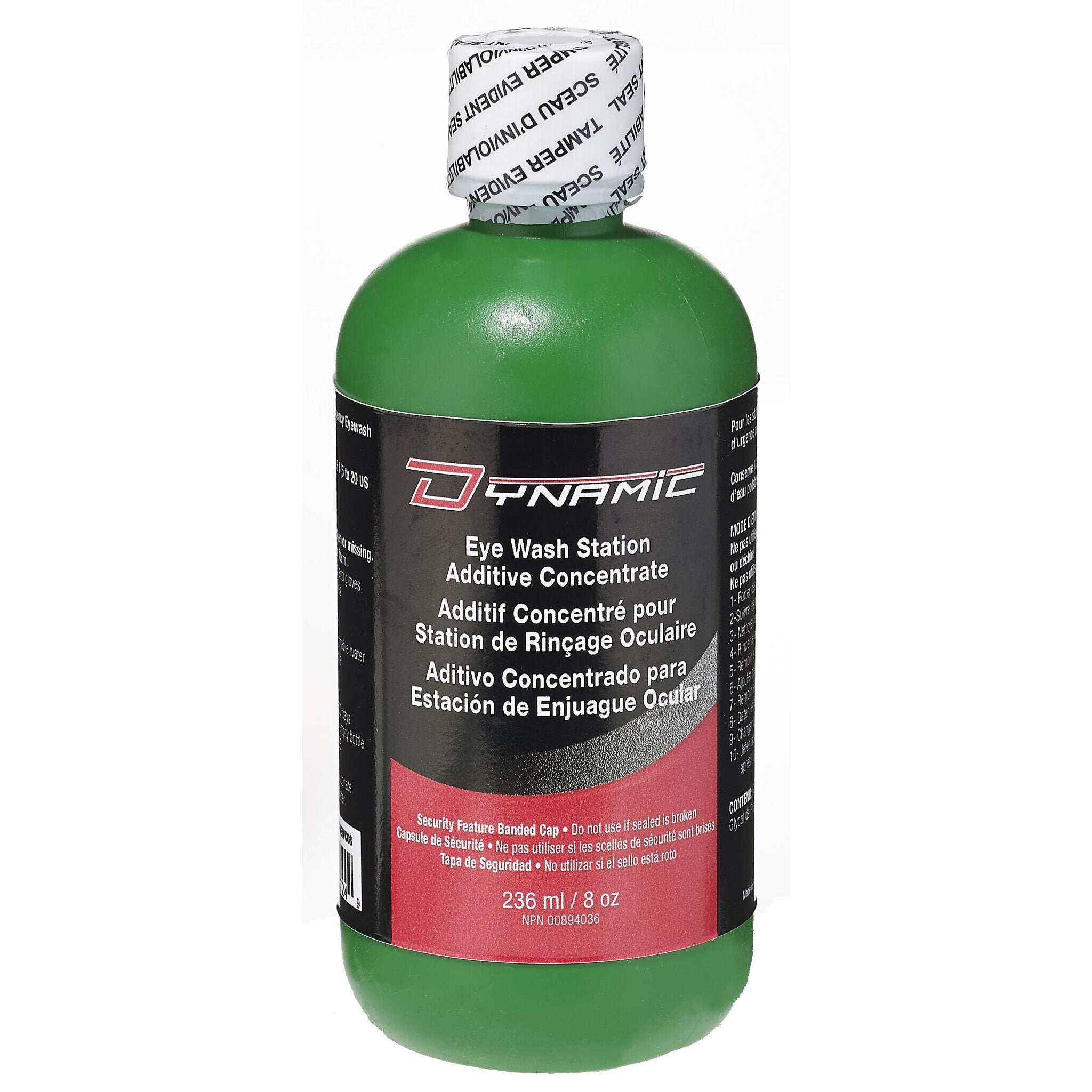 Dynamic Eye Wash Station Bacteriostatic Additive – 8 oz Bottle for Eme