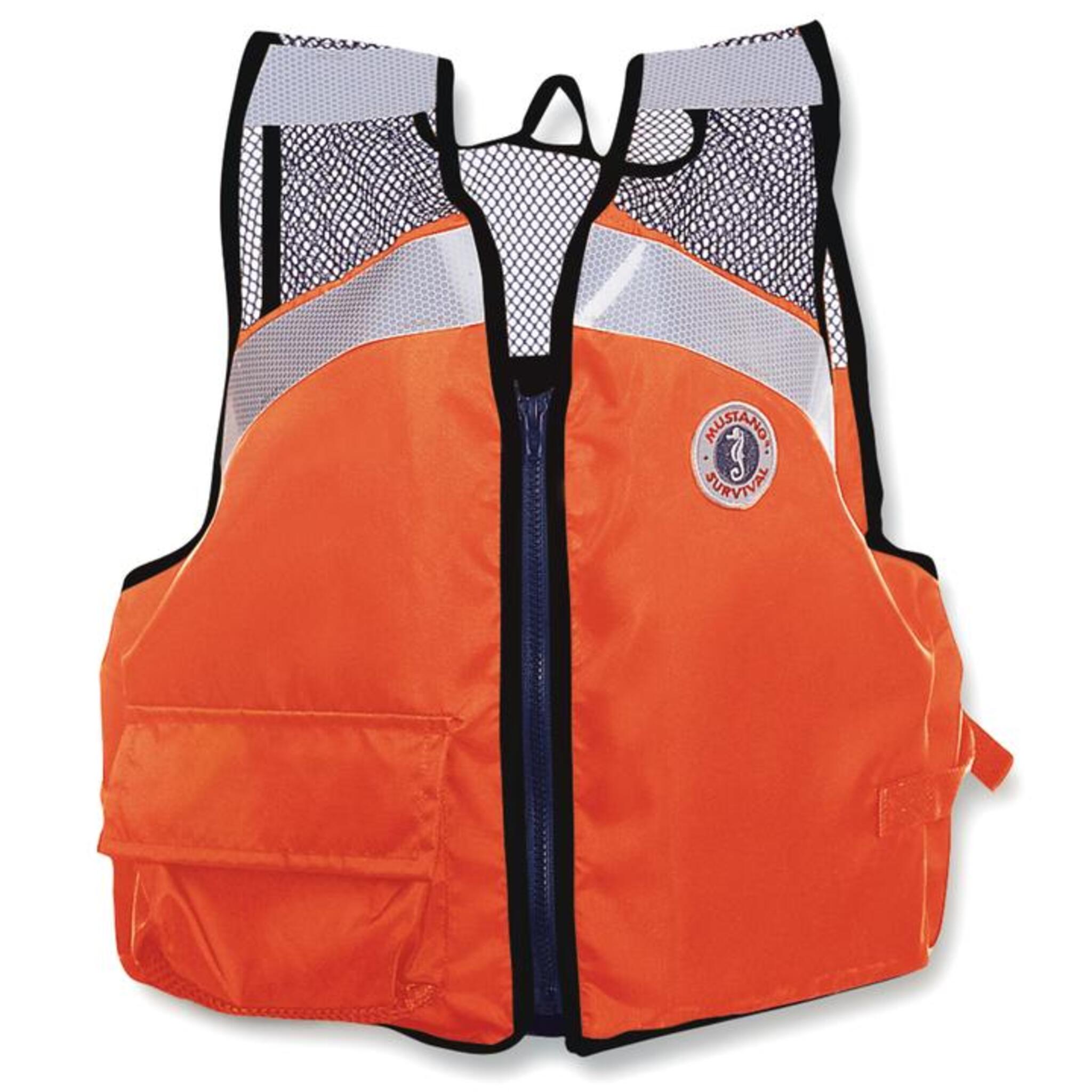 Mustang Survival Industrial Mesh Shoulder Flotation Vest - High Visibi