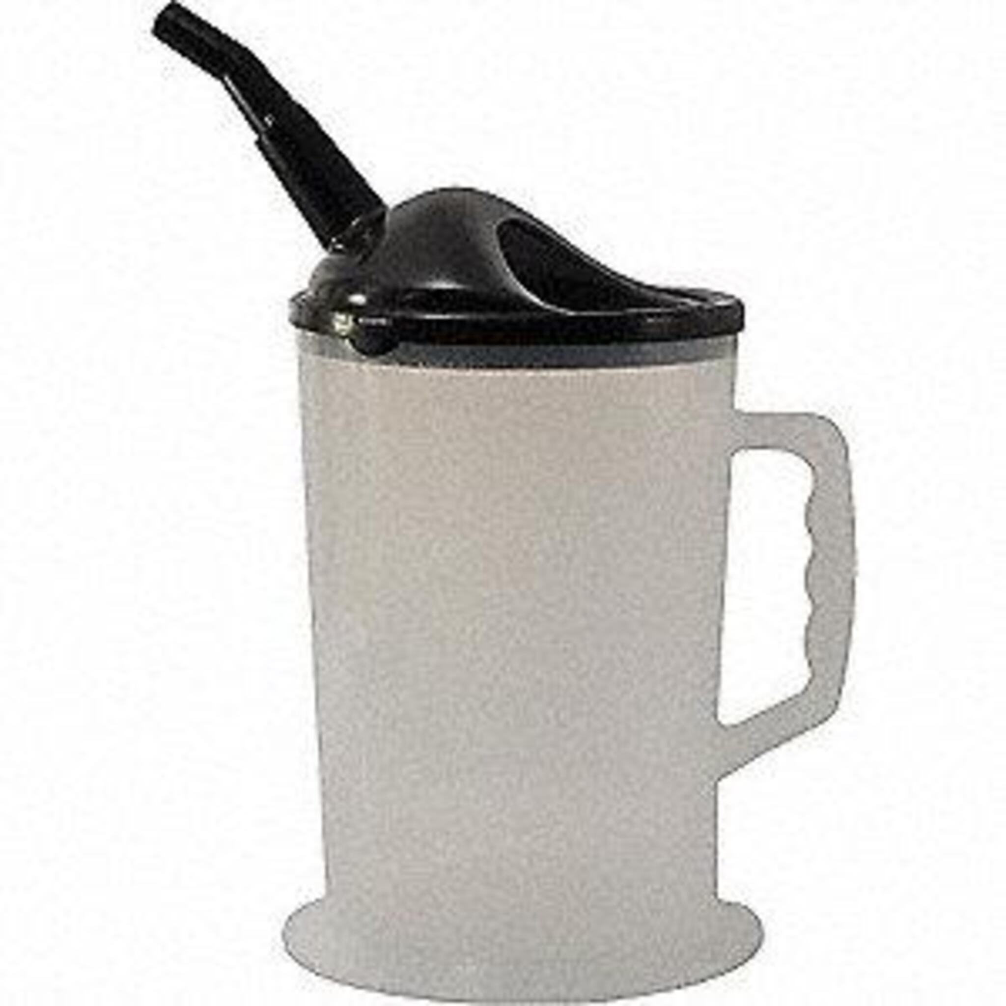Poly Calibrated Measuring Container with Pouring Spout - 155 oz