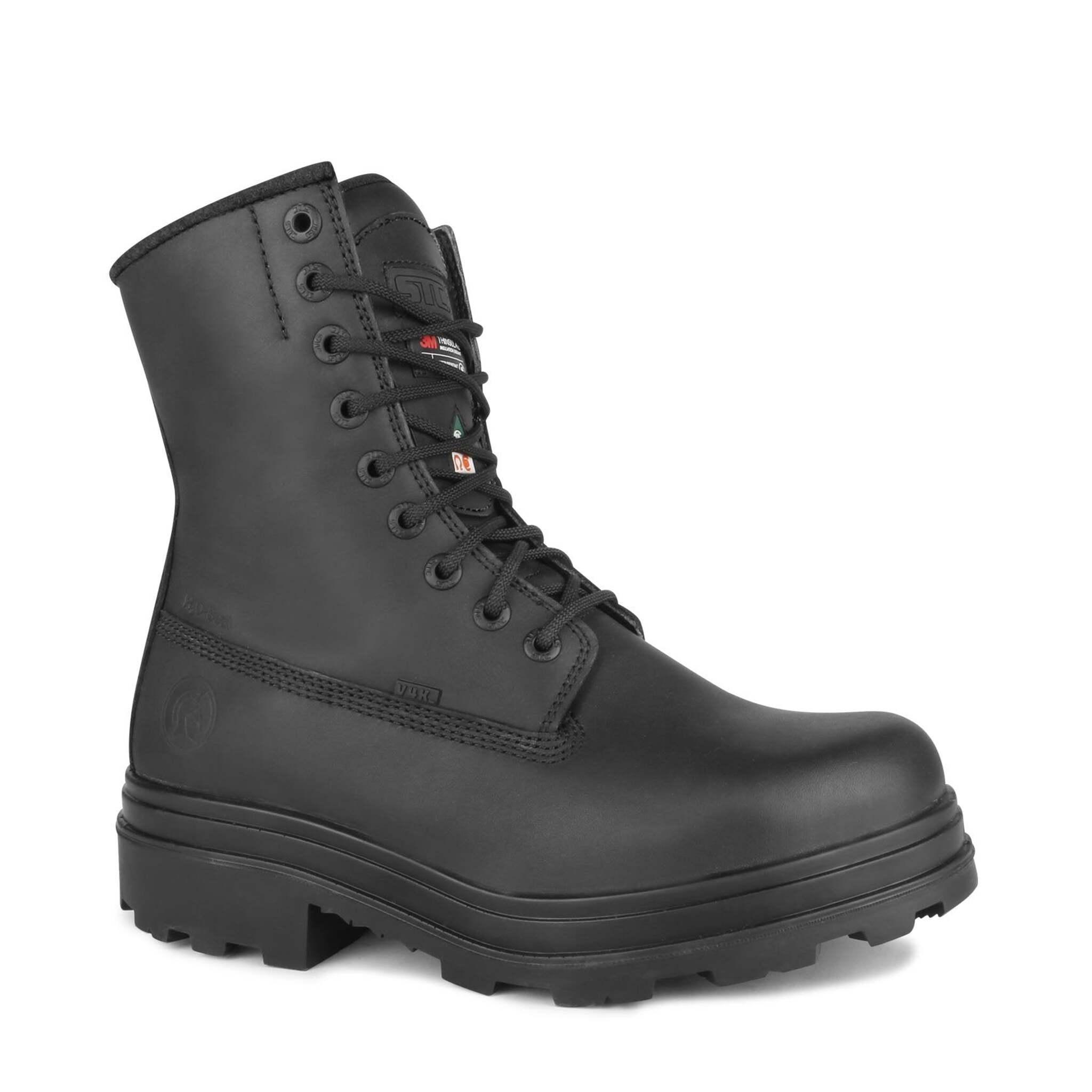 STC Men's 8" Blitz Safety Work Boots | Waterproof Leather, Side-Zip, S