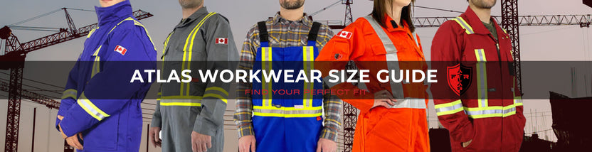 Atlas Workwear Size Guide