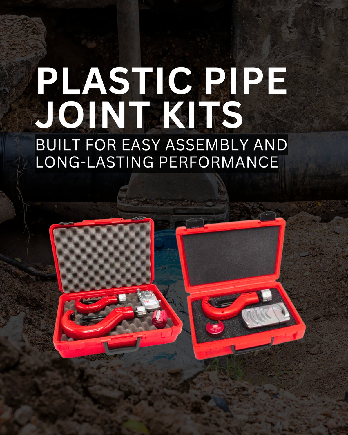 Plastic Pipe Joint Kits | PVC & Poly Pipe Accessories